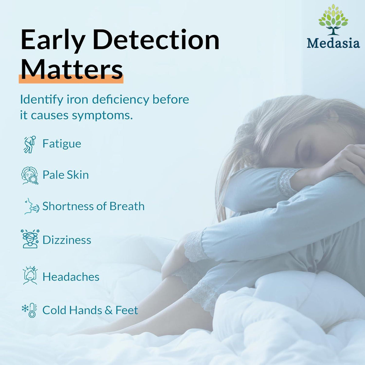 Iron Deficiency Test Kit (3 Pack) – At Home Anemia Blood Test, Fast ...