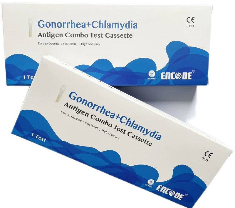 Gonorrhea & Chlamydia Test Kit (2 Pack) – At Home Antigen Cassette ...