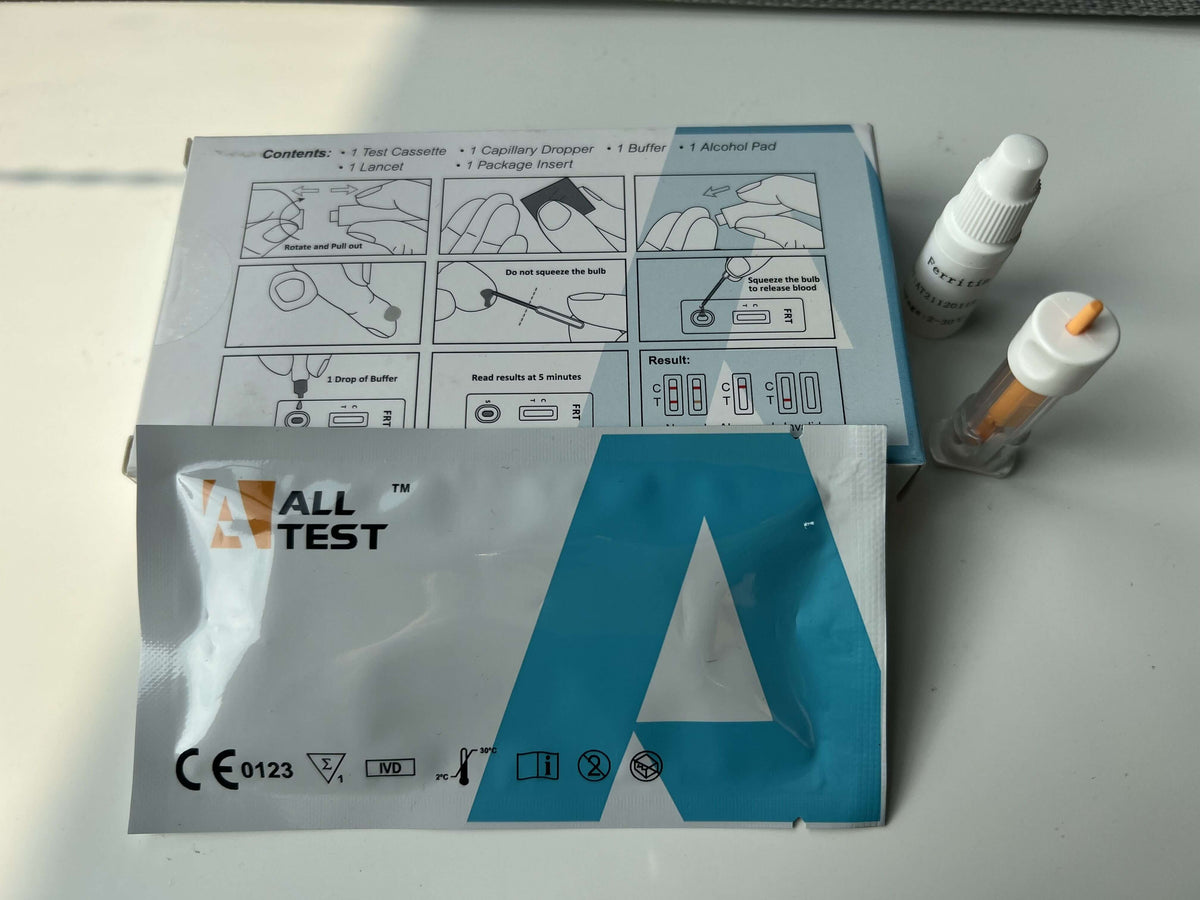 Iron Deficiency Test | Ferritin Blood Test kits （2 Tests) | healthcare ...