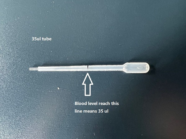 Dropper for blood test/Capillary Transfer Tube 25 pcs-Recommended to ...